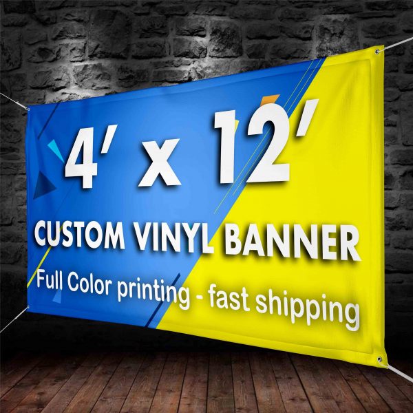 Print 4x8 Vinyl Banner with Grommets Outdoor Indoor Use | Printing ATL